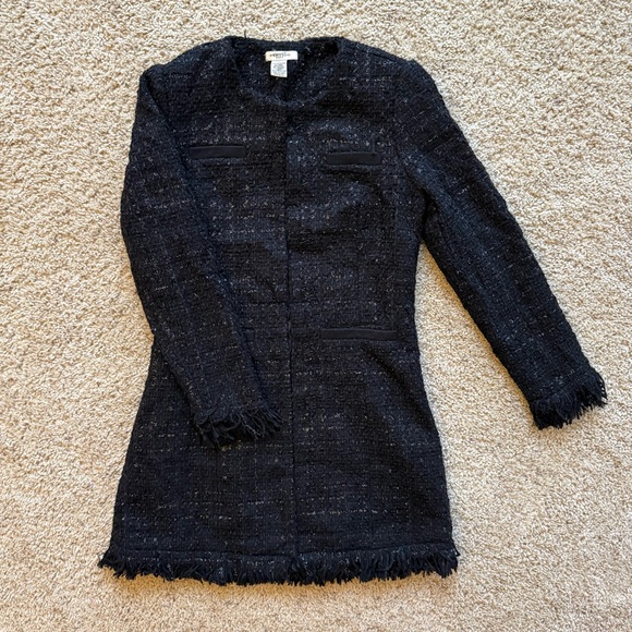 Vertigo Paris | Jackets & Coats | Vertigo Paris Wool Fringe Tweed ...